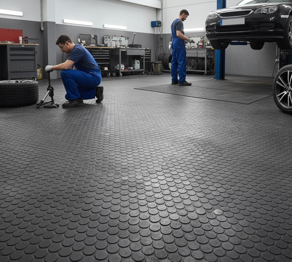 Best Workshop Rubber Flooring UAE - Built to Last: Durable Industrial ...